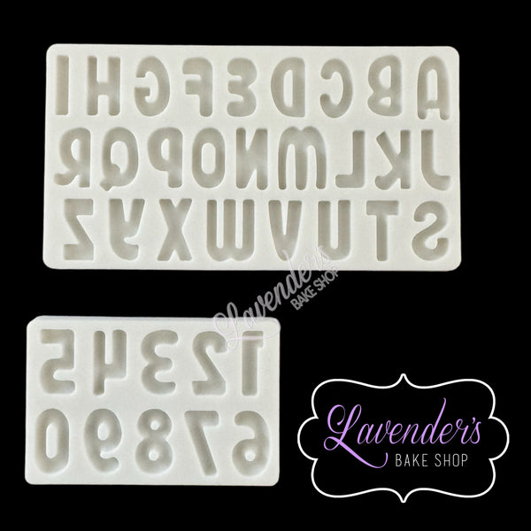 Alison Font Letters and Numbers – Lavender's Bake Shop