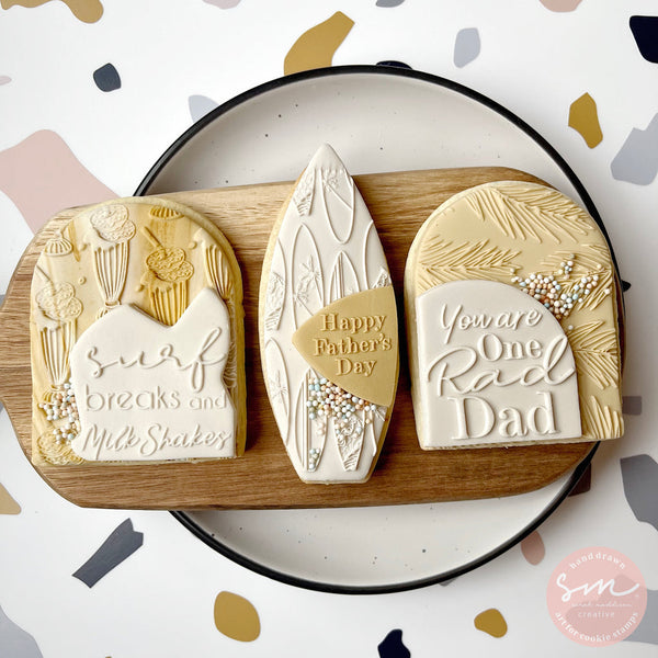 RAD DAD - Sarah Maddison Cookie Stamp – Lavender's Bake Shop