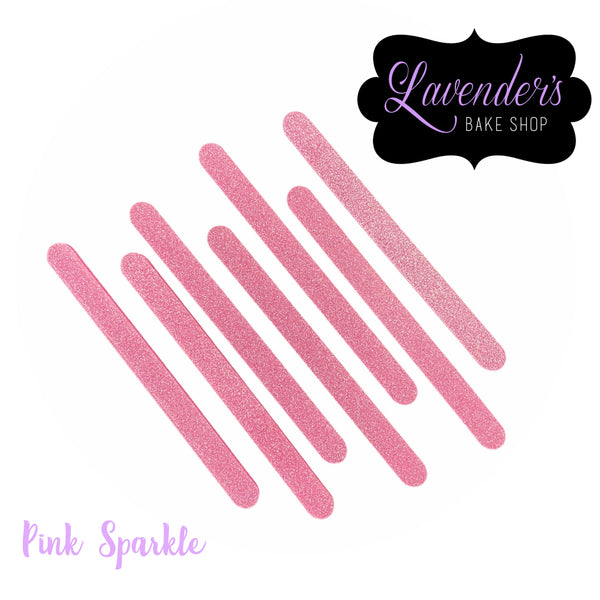 PINK Glitter Cakesicle Sticks – Lavender's Bake Shop