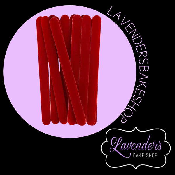 MATTE RED Cakesicle Sticks – Lavender's Bake Shop